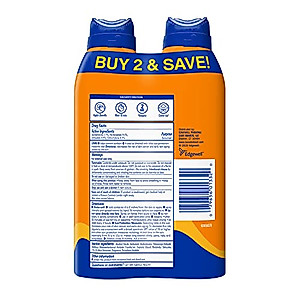 Banana Boat Sport Ultra SPF 50 Sunscreen Spray | Banana Boat Sunscreen Spray SPF 50, Spray On Sunscreen, Water Resistant Sunscreen, Oxybenzone Free Sunscreen Pack SPF 50, 6oz each Twin Pack