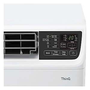 LG 14,000 BTU Dual Inverter Smart Wi-fi Enabled LW1522IVSM Window Air Conditioner, White