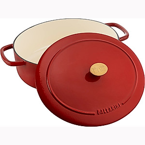 BALLARINI Bellamonte Cast Iron 5-qt Oval Dutch Oven - Pomodoro Red