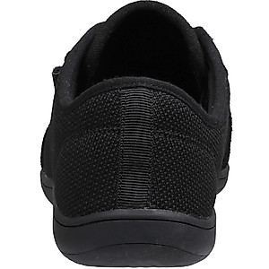 WHITIN Women's Minimalist Barefoot Shoes Wide Toe Toe Box Zero Drop Fashion Sneakers Size 8 Tennis Running W81 Sport Athletic Flat Walking Black 39