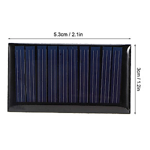 8PCS Mini Portable Solar Panel Cells - 5V 30MA Polycrystalline Silicon Charger Epoxy Plates DIY Toy Materials - Mini Solar Epoxy Charger Panels