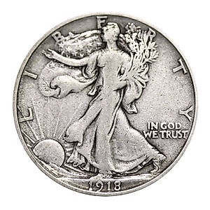 1917 to 1947 Walking Liberty Half Dollar XF/VF - PDS Mint Marks- 90% Silver - Half Dollar US Mint - Extremely Fine/Very Fine