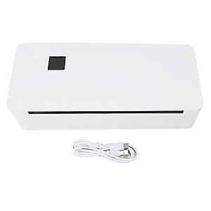 Asixxsix Portable BT Thermal Printer, Compact Mini Printer with BT Connectivity for Office, Home, Study, 8.5 X 11 Thermal Paper, Lithium Battery, for Home Use