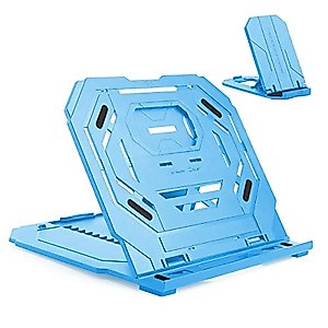 Frunsi Drawing Tablet Stand, Laptop Stand, Foldable Stand for Tablet Display, 9 Levels Adjustable Angles with a Built-in Phone Holder, for 12-17 inch Drawing Tablet, Smartphones