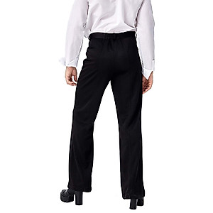 Ya-cos Men's Disco Pant Retro 70's Disco Pants Trousers Bell Bottoms (X-Large (Waist:38"), Black)