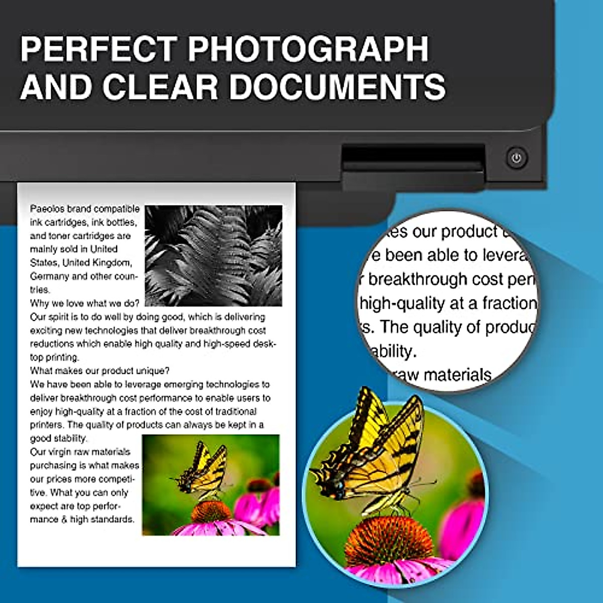 Paeolos Remanufactured 65XL Black Ink Cartridge Combo Pack Replacement for HP 65XL 65 XL for Envy 5052 5055 5058 5010 5012 5014 DeskJet 3755 3758 2655 2652 3730 3752 2635 Printers, 3 Black