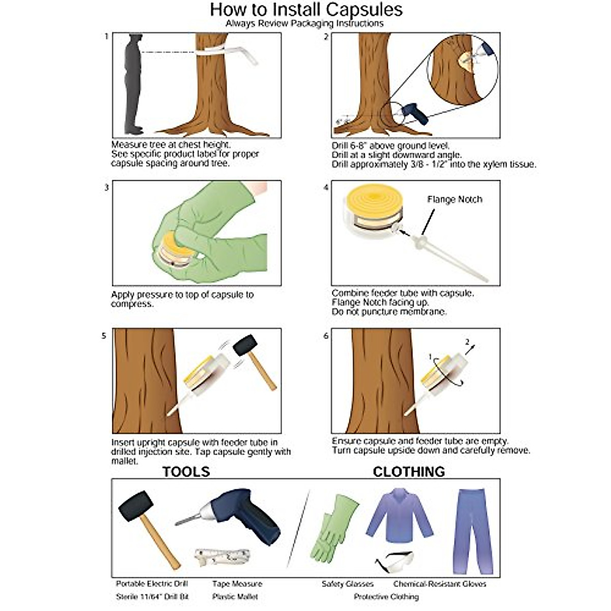 Mauget Imisol 4ml, Tree Injector Combination of Insecticide & Fungicide, Containing Imidacloprid & Debacarb (Imicide, Fungisol)