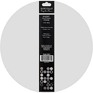 Sam Villa Signature Series Professional Short Cutting & Hair Parting Comb