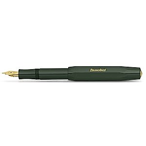 Kaweco CSFP-GN Fountain Pen, Medium, Classic, Sports, Green, Dual Use Type