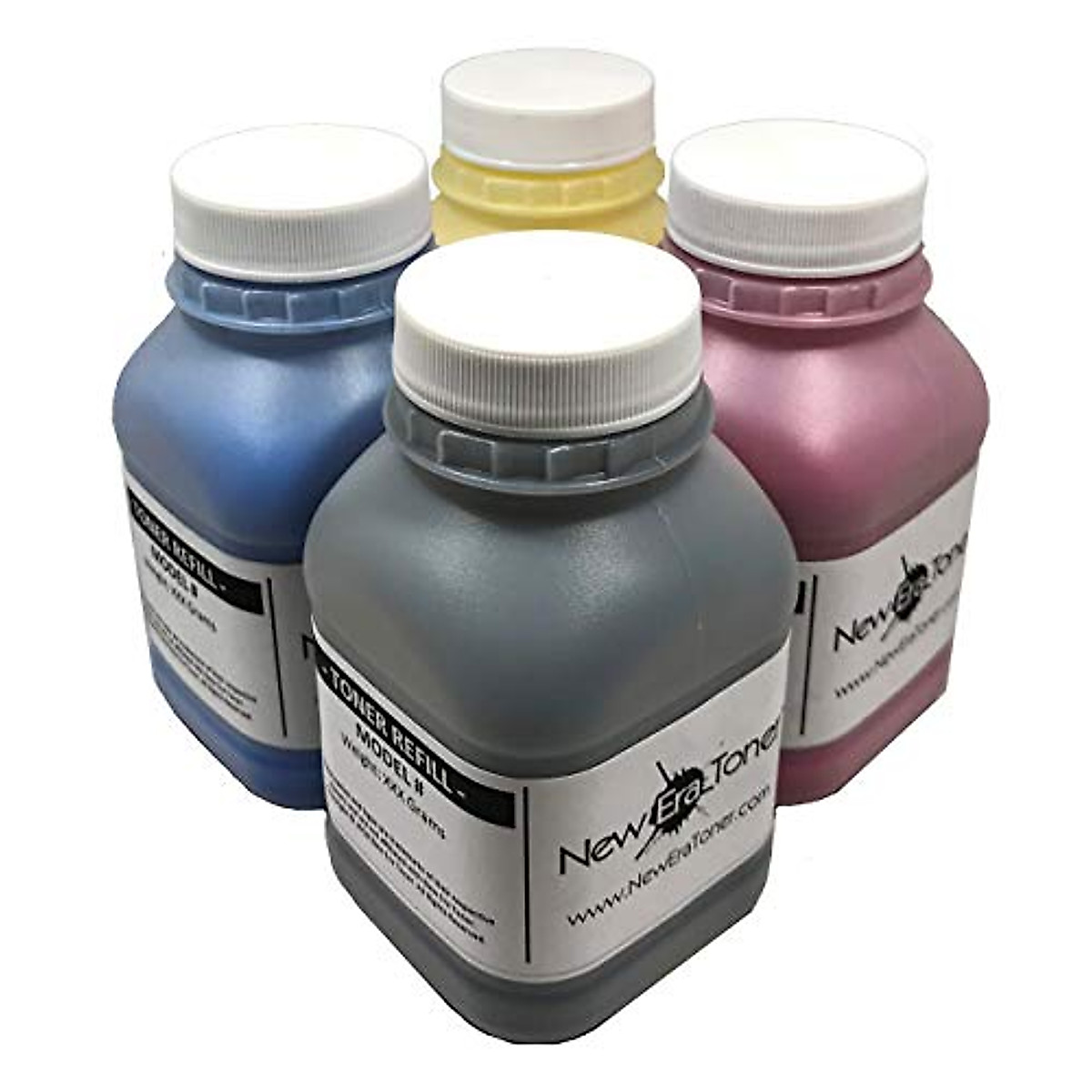 New Era Toner - Compatible Toner Cartridge Refill Replacement for Brother TN-210, TN210 (KCMY, 4-pk)