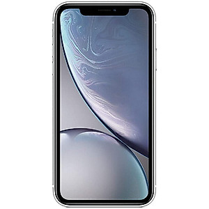 Apple iPhone XR, 64GB, White - Fully Unlocked (Renewed)