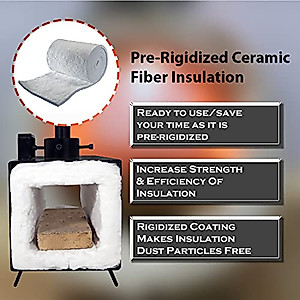 Simond Store Blacksmiths Single Burner Propane Forge with Stand for Knifemaking Farriers