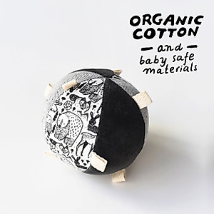 Wee Gallery Taggy Ball with Rattle