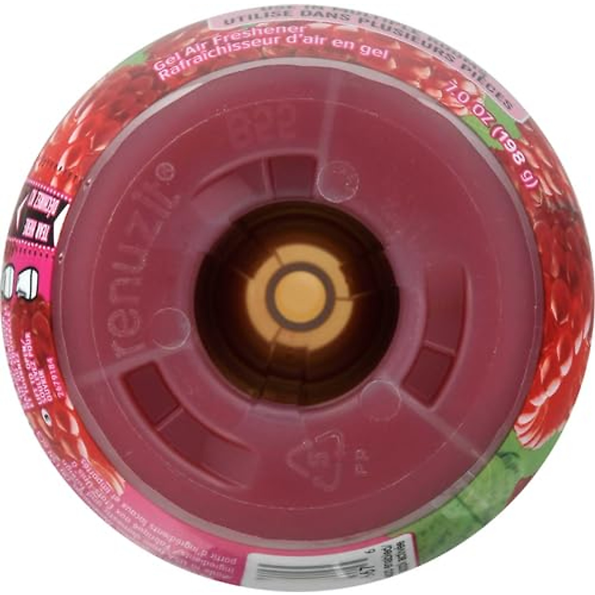 Renuzit Adjustable Solid Gel Air Freshener Cone, Forever Raspberry, Nonstop Freshness, 7 Ounces, 1 Cone