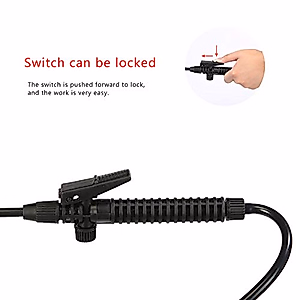 CLICIC Lawn and Garden Portable Sprayer - 2 Gallon - Pump Pressure Sprayer Includes Shoulder Strap