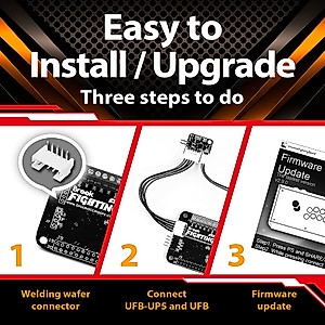Brook UFB-UP5 Universal Fighting Board Upgrade Kit For PS5 Fighting Games - Small Size PCB Compatible with PS5 Wafer Connector included