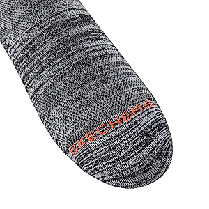 Skechers womens 5 Pack Low Cut Socks, Steel Grey/Cool Grey, 9 11 US