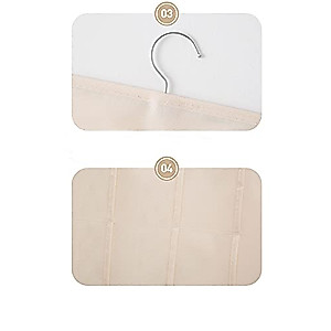 YUNZSXJY Bra organizers hanging bra storage bra hanger Double Sided with Pockets,Space Saving closet organzier for Bra underwear Clothes Socks wardrobe (Gray, 3PCS 6+6 Pockets)