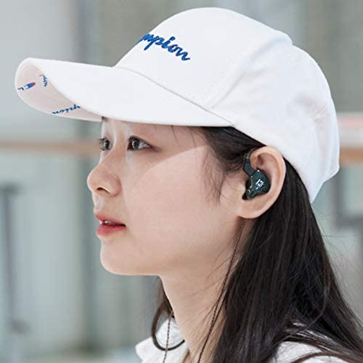 KBEAR KS2 iem, in Ear Monitor Headphones Hybrid 1BA 1DD Wired Earbuds Stereo Bass HiFi IEM Earphone Noise Cancelling High Resolution with Detachable Cable for Running Gaming Sport(without mic, Black)