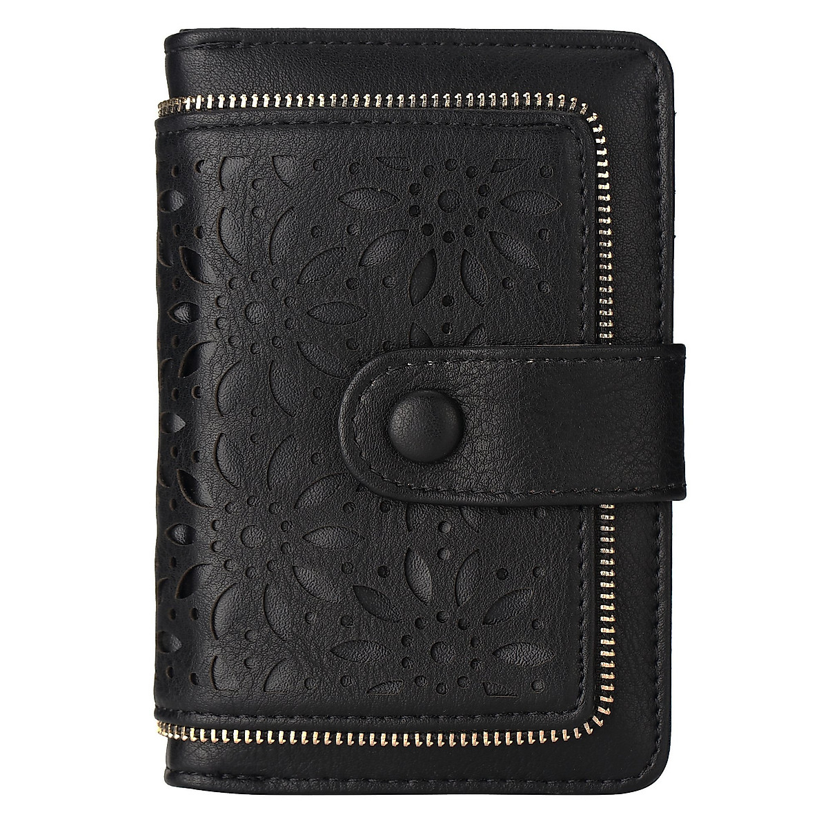 Fanaztee Women RFID Blocking Vintage Organizer Wallet for Ladies Small Purse with Multi Card Holder