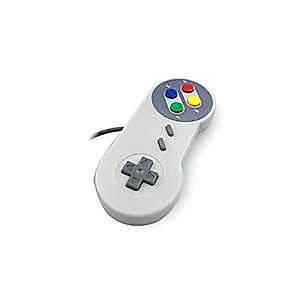 Kinyanco 2-Pack Replacement SNES Controller Super Controllers, Game Controller Gamepad for SNES Original Super Entertainment System