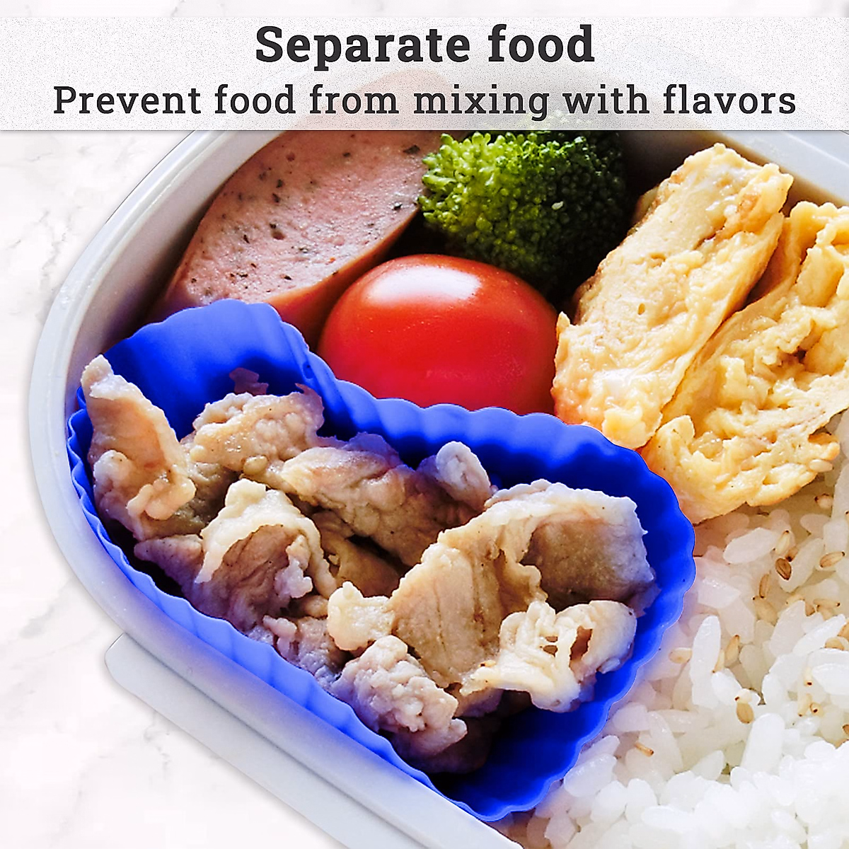 KUFUNG 9 Pack Silicone Cupcakes Liners, Reusable Non Stick Silicone Cupcake Baking Cups, Standard Size Silicone Baking Cups For Cupcake, Muffins (7 cm, Multicolor)