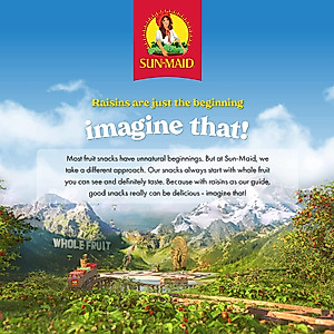 Sun-Maid California Golden Raisins - 12 oz Sharing-Size Box - Dried Fruit Snack for Lunches, Snacks, and Natural Sweeteners