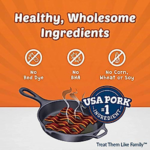 Blue Buffalo Sizzlers Natural Bacon-Style Soft-Moist Dog Treats, Original Pork 28-oz Bag