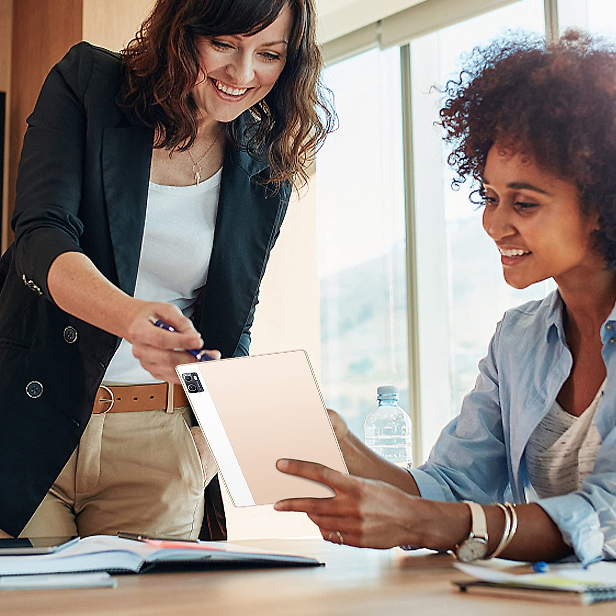 Android 10.0 Tablet, 10.1 inch Smart Tablet 1+16GB ROM 10 Core WiFi 0.3MP+2MP Dual Camera Game Tablet Best for Adults Working Childrens School Learning Birthday Gift