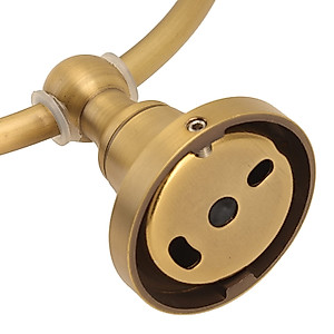 Towel Ring Brass Wall Mounted Towel Holder Hanger Antique Style Decorative Ring for Bathroom Kitchen Bedroom