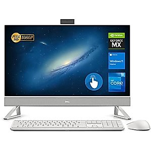 Dell Inspiron 7700 AIO Desktop, 27" FHD Touchscreen, 12th Gen Intel Core i7-1255U Processor, GeForce MX550, 32GB RAM, 2TB SSD, Webcam, HDMI, RJ45, Wi-Fi 6, Wireless KB&Mouse, Windows 11 Home