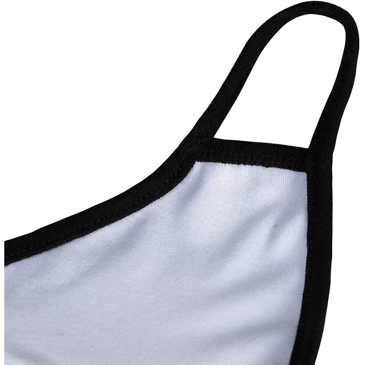 Forno 5 Pack Face Masks,Unisex Face Mask with Adjustable Nose Bridge,Black Dust Cotton, Washable Reusable Cloth for Adults【USA seller】