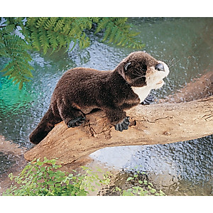 Folkmanis River Otter Hand Puppet, Brown, 1 EA