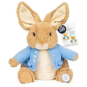 GUND Beatrix Potter Peter Rabbit Peek-a-Ears Animated Plush, Interactive Bunny Stuffed Animal, Sensory Toy for Babies and Toddlers, 11”