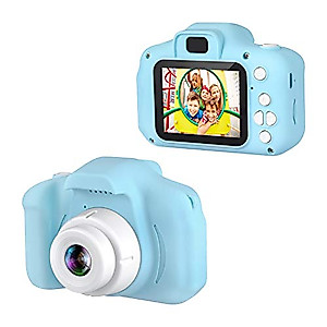 Dartwood 1080p Digital Camera for Kids with 2.0” Color Display Screen & Micro-SD Card Slot for Children - 32GB SD Card Included (Blue)