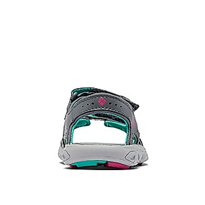 Columbia Youth Unisex Techsun Vent, Graphite/Haute Pink, 4