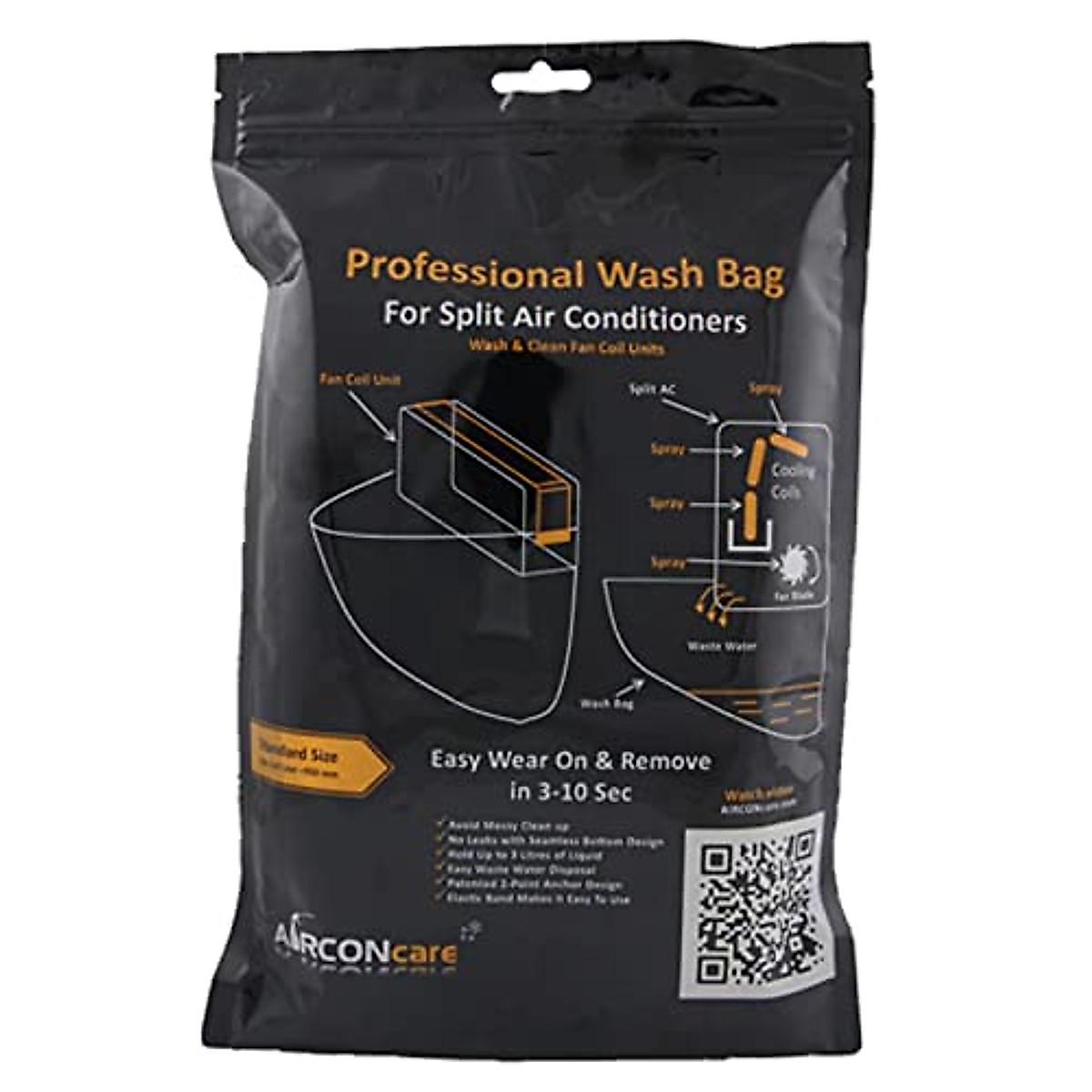 Air Conditioner Wash Bag (Small - FCU Length less than 950 mm)