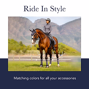 LeMieux Rubber Bell with Fleece Overreach Horse Boots - Protective Gear and Training Equipment - Equine Boots, Wraps & Accessories (Black - XLarge)