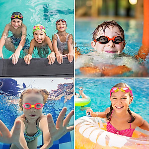 Careula Kids Swim Goggles, Swimming Goggles for Boys Girls Kid Toddlers Age 2-12