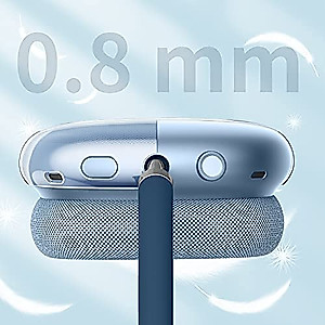 Fintie Case Cover for AirPods Max Headphones, Soft TPU Clear Anti-Scratch Protective Cover for AirPod Max, Transparent Accessories Skin Protector for Airpods Max Headphones (Crystal Clear)