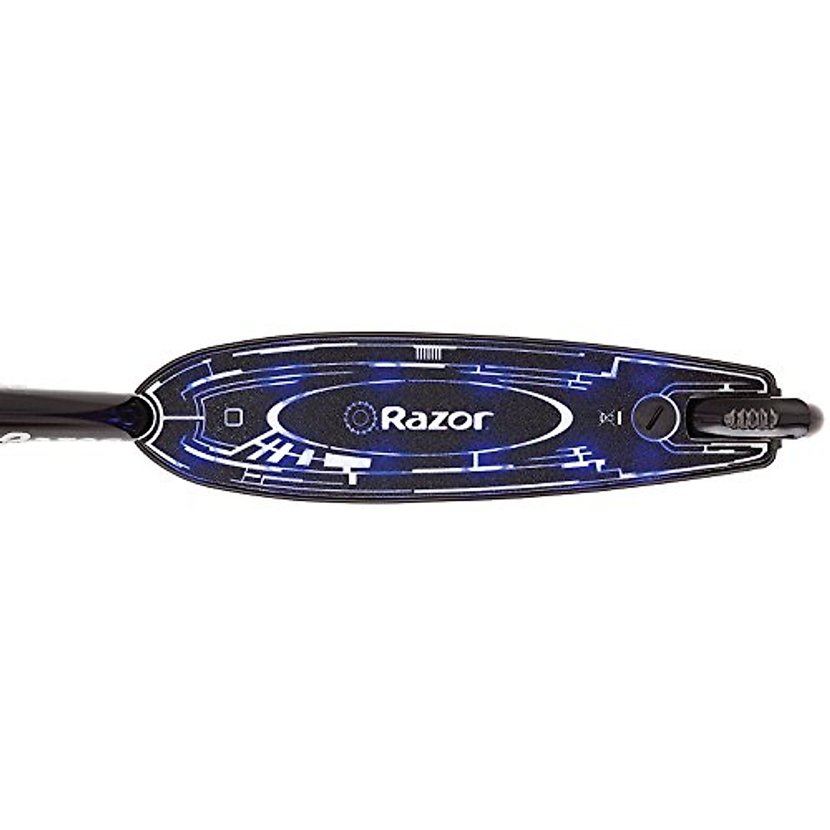 Razor Tekno Kick Scooter for Kids Ages 6+ - Pulsating Multi-Color Lighted Deck, For Riders up to 143 lbs