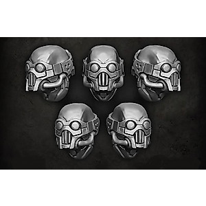 Green Stuff World for Models and Miniatures Raiders Heads S126 (39)