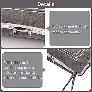 Super Soft Travel Blanket Throw Pillow 2 in 1-15.7 x 15.7 Inches Throw Pillow 59 x 47 Inches Airplane Blanket 2lb Warm Quilt for Rest