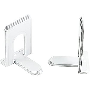 Heavy Duty Metal Bookends for Shelves, Modern Home Decor (6 Pairs)