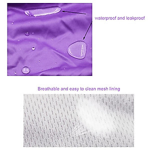 Adult Cloth Diaper,Reusable Adult Nappy, Breathable Leakfree Pocket Nappy Washable Cover Diaper Cloth for Incontinence Care with Adjustable 3 Rows of Snaps ()