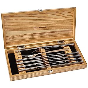Wüsthof 10-Piece Stainless Steak and Carving Knife Set