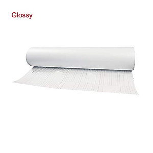 1116x25 Inch (0.7x31yards) 3mil Glossy Luster Vinyl Cold Laminating Film Laminator Cold Self-Adhesive Transparency Film