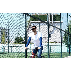 HOPESHINE Arm Cooling Sleeves UPF 50+ UV Protection Compression Cycling Outdoor Sports 5-Pairs