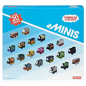 Thomas & Friends MINIS Toy Train 20 Pack for Kids Miniature Engines & Railway Vehicles for Preschool Pretend Play (Amazon Exclusive)
