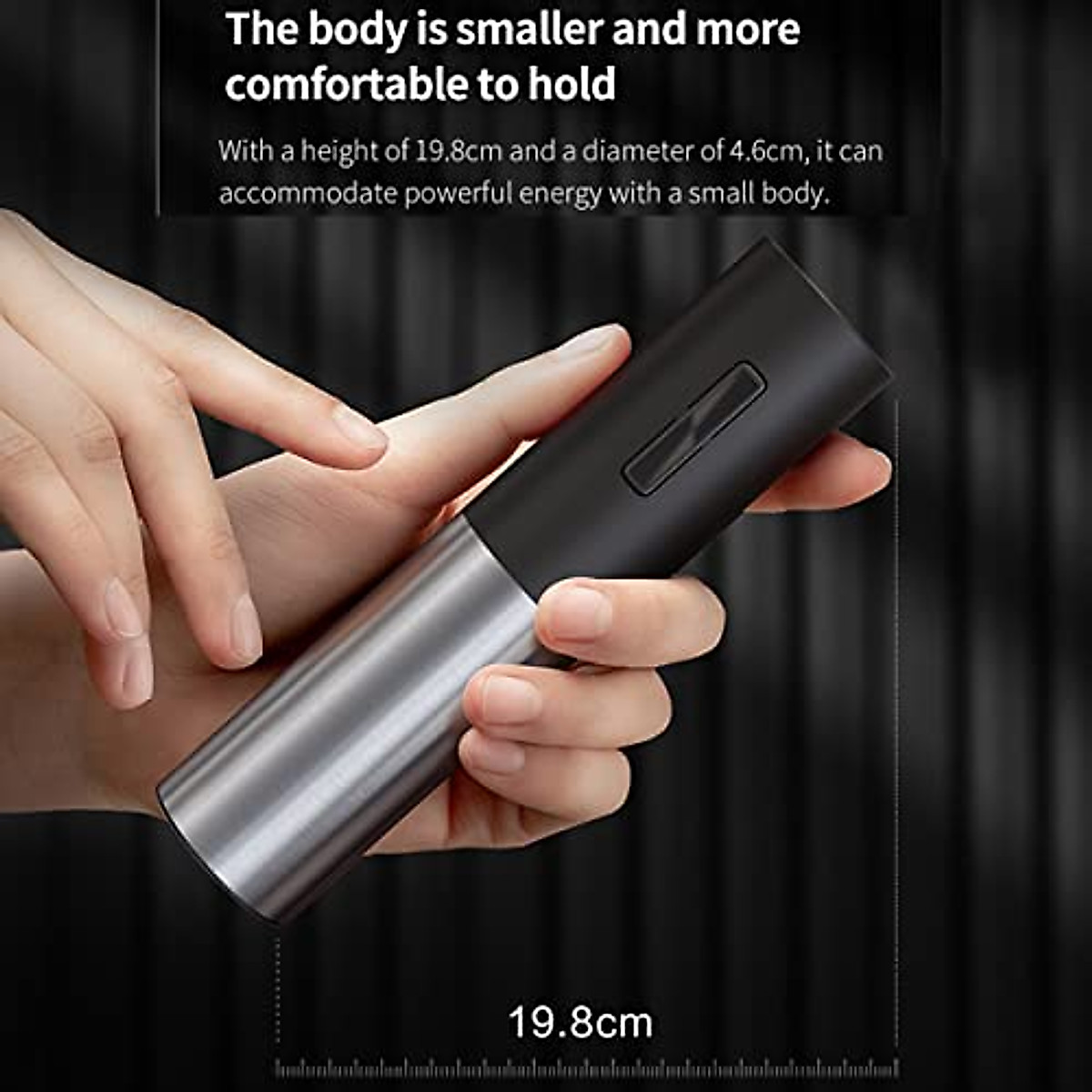 Electric Wine Opener, Automatic Wine Bottle Opener with Base, Corkscrew Remover with Foil Cutter Vacuum Pump Preservation Stopper Aerator Pourer Wine Lovers Gift Set USB Rechargeable